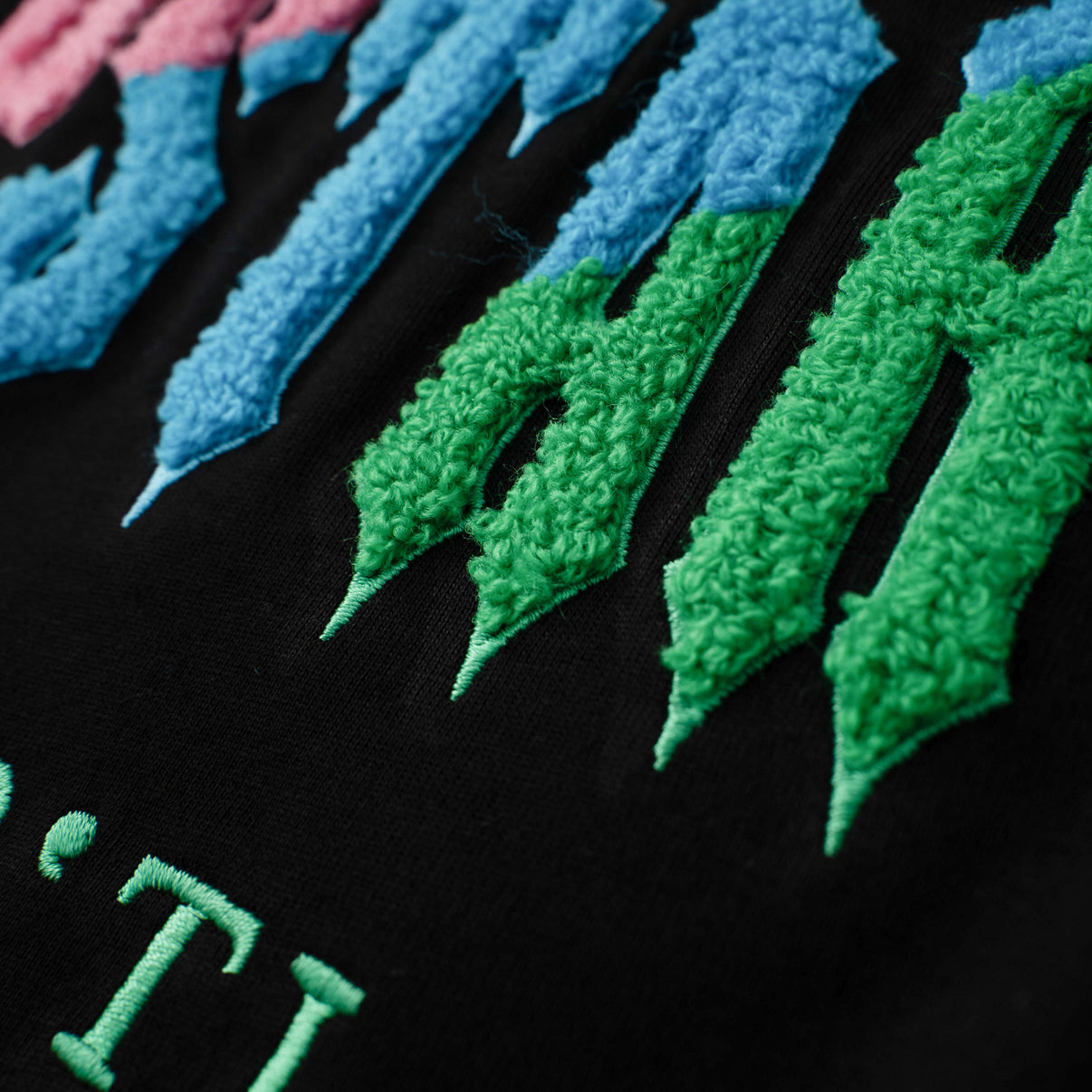 TRAPSTAR - It's a Secret - Sort/Rainbow – Dripwear.no